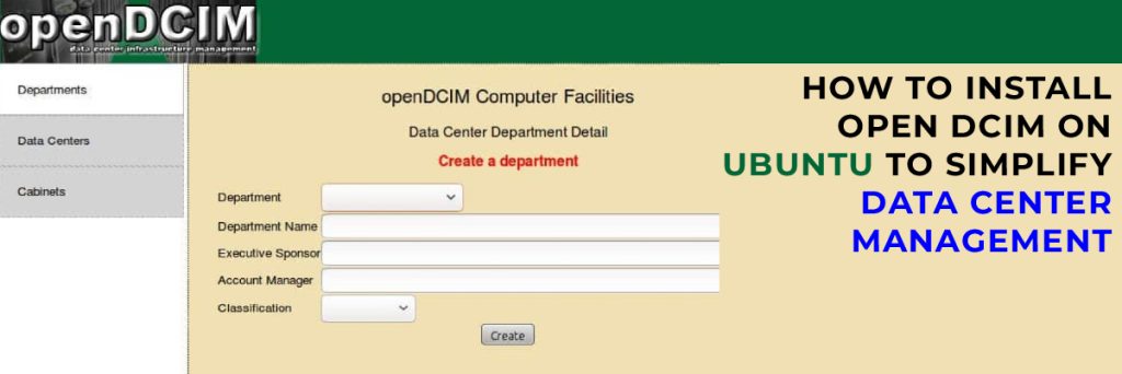 How to install open DCIM on Ubuntu - Data Center